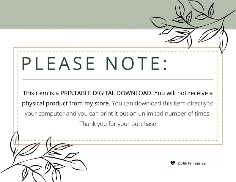 ICU Liberation A-F Bundle | Printable PDF Download - Etsy