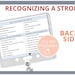 Stroke Badge Insert Bundle: Recognizing a Stroke & NIH Stroke Scale ...