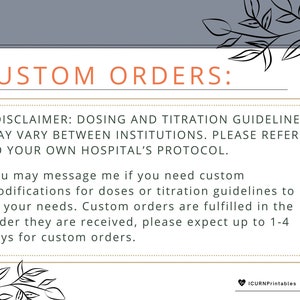 Common ICU Drips Badge Insert | Printable PDF Download - Etsy