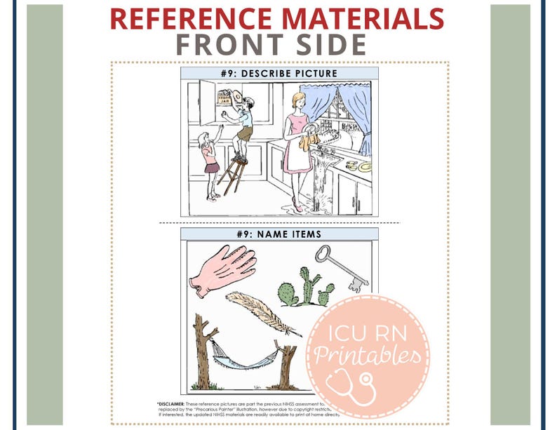 NIH Stroke Scale Assessment Form [ NIHSS ] | Printable PDF Download - Etsy