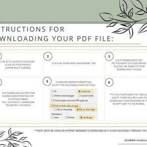 Pcu/step-down/telemetry Nurse Brain Report Sheet Printable - Etsy