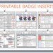 ICU Nurse Badge Insert Bundle Printable PDF Download - Etsy