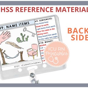 NIH Stroke Scale [ NIHSS ] Badge Insert | Printable PDF Download - Etsy