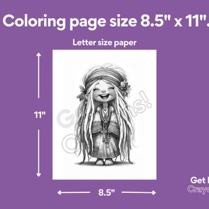 The Hippie Gnome Vol 1 Coloring Pages for Adults Teens & Kids 20 ...