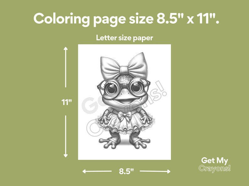 Frogs in Glasses Coloring Pages for Adults Teens 20 Digital Greyscale ...