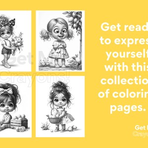 Lemon Cuties Coloring Pages, for Adults, Teens, and Kid, 20 Greyscale ...