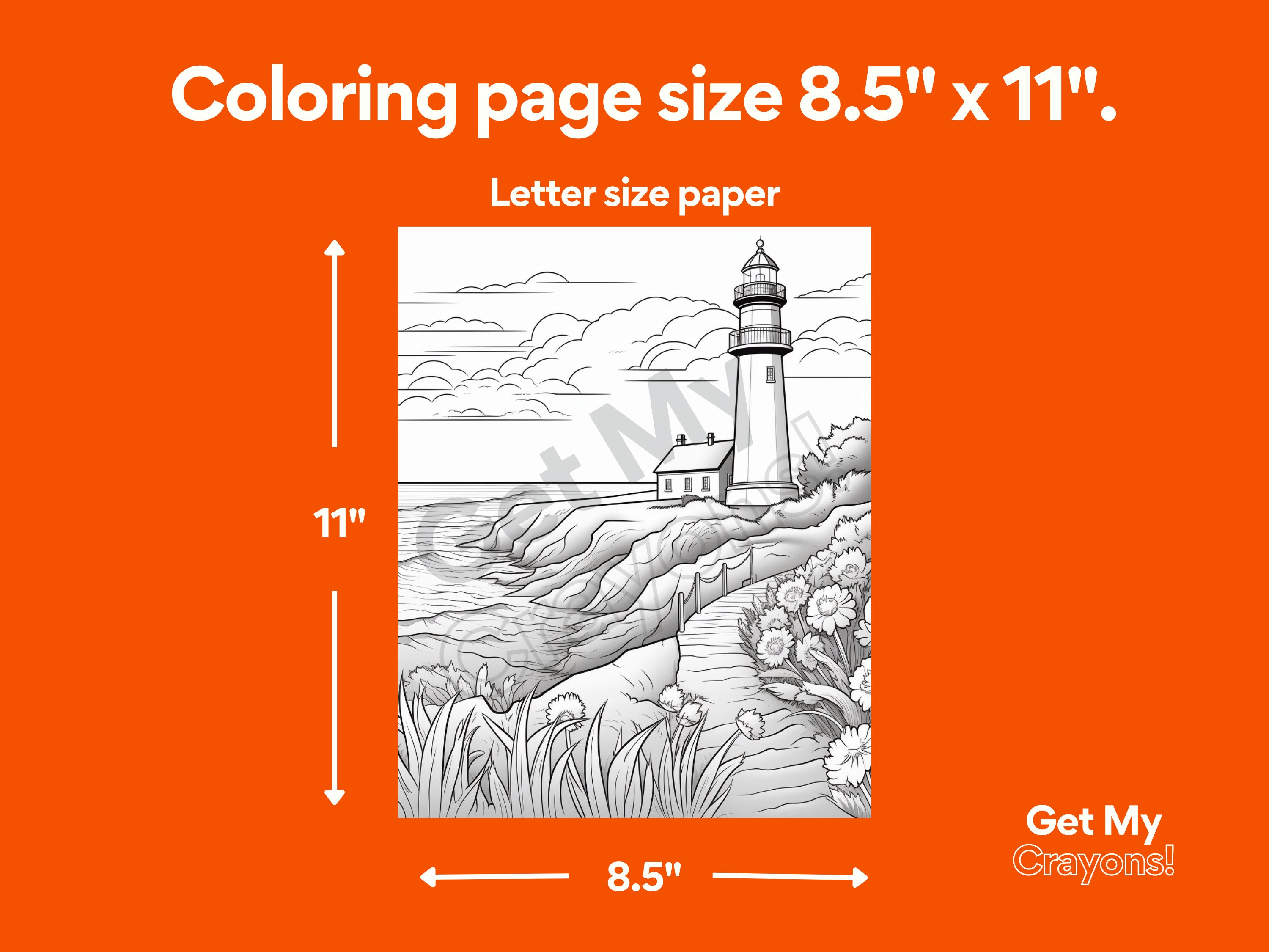 Summer Landscapes Coloring Pages for Adult Teens Kids 15 - Etsy