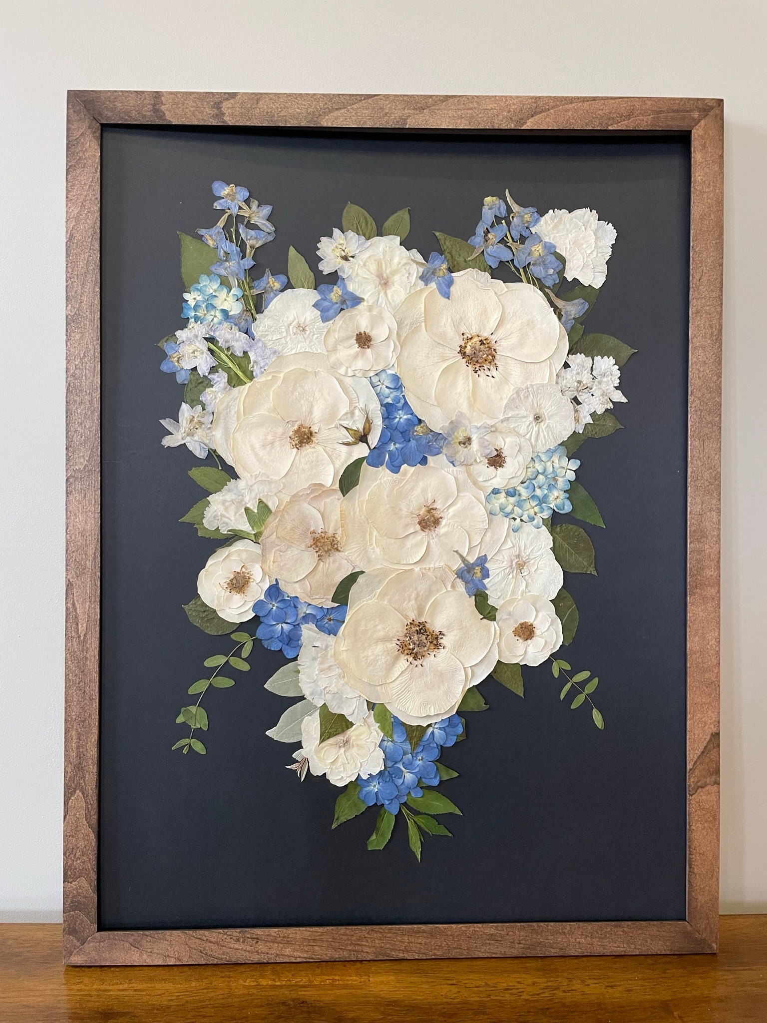 Pressed Funeral Flower Frame Flower Preservation Funeral Keepsake ...