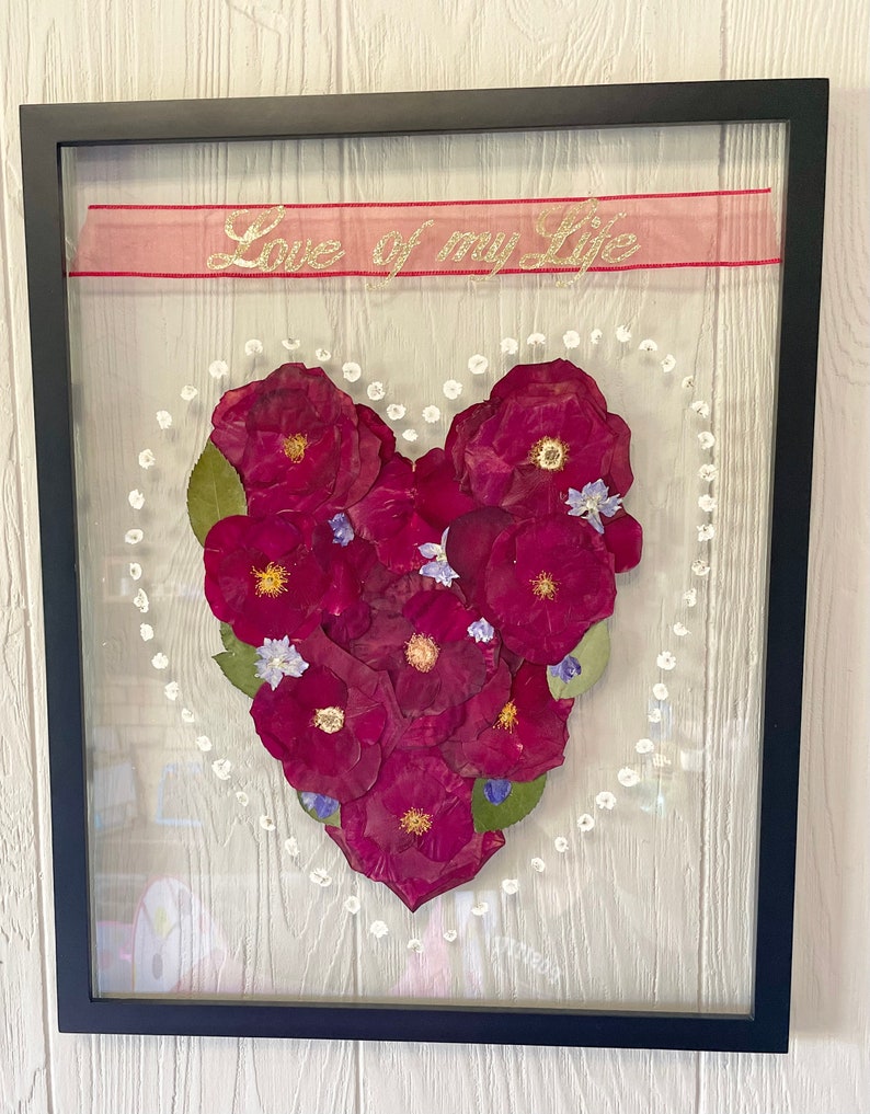 Pressed Funeral Flower Frame Flower Preservation Funeral - Etsy