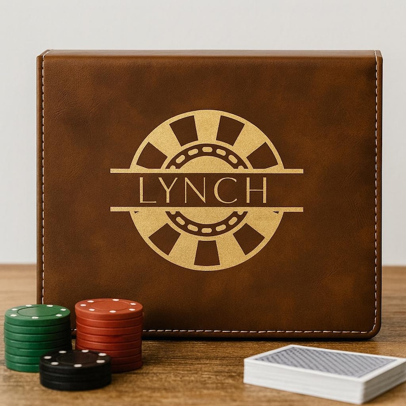 Personalized Poker Set - Etsy