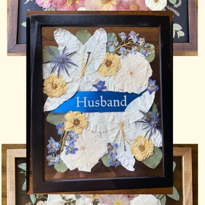 Pressed Funeral Flower Frame Flower Preservation Funeral Keepsake ...