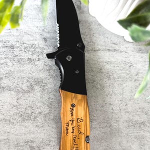 Handwriting Engraved Pocket Knife - Memorial Gift for Loss - Etsy