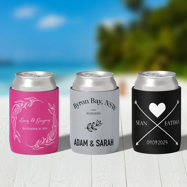 Wedding Stubby Holders - Etsy Australia