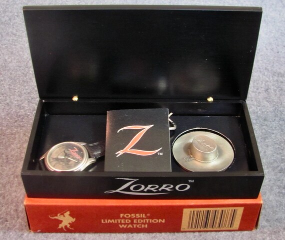 Zorro Fossil Watch Vintage Collectible Limited Editio… - Gem