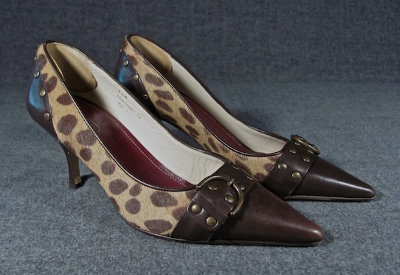 Coach Tierney Studded Red Italian Leather Signature K… - Gem