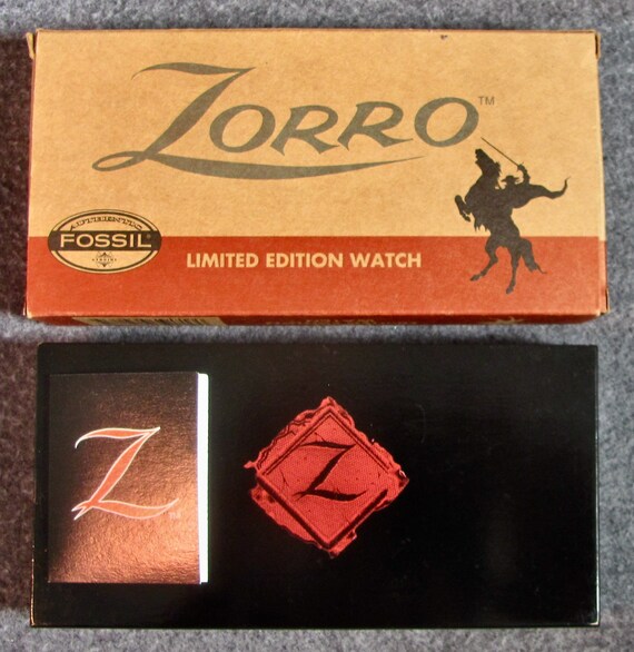 Zorro Fossil Watch Vintage Collectible Limited Editio… - Gem