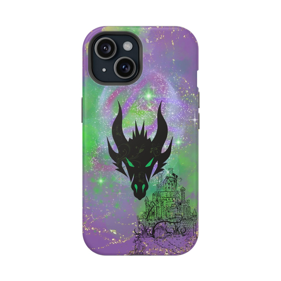 Enchanted Dragon Impact-resistant Phone Case, Maleficent Inspired ...