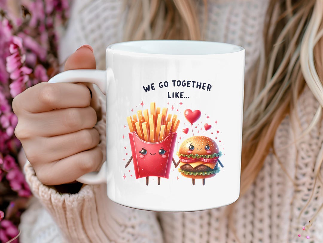Funny Couple Mug Set Matching Coffee Mug for Boyfriend Gift Valentines ...