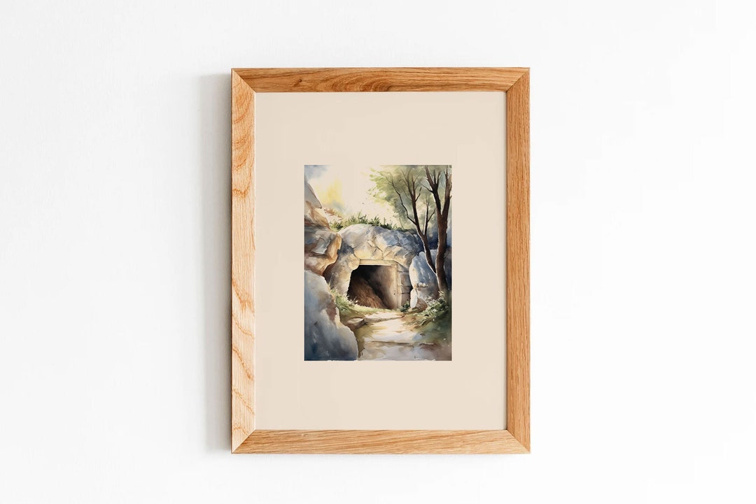 A Bright Picture of the Empty Tomb | Printable Designs - Etsy