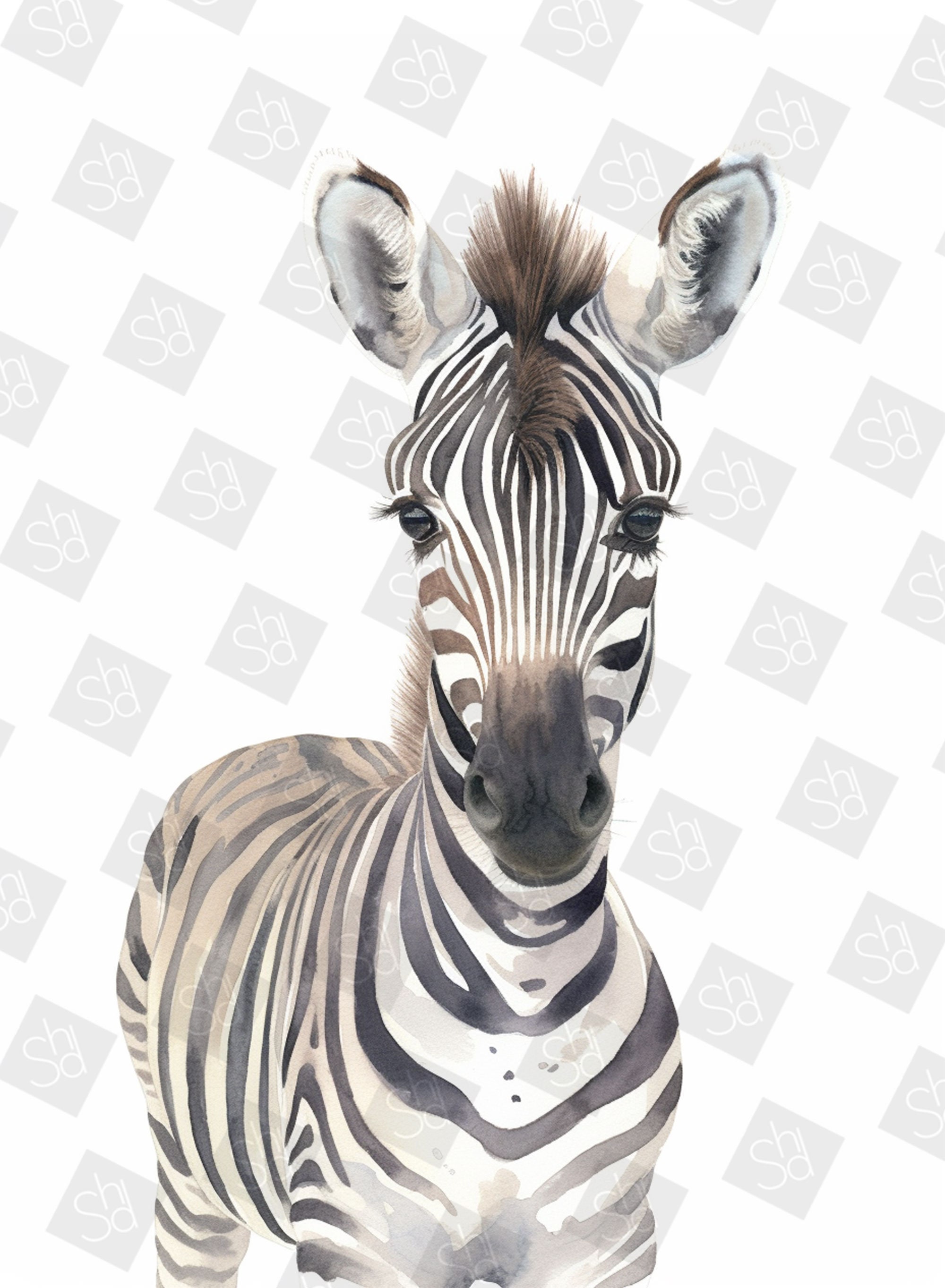 Printable Designs of a Baby Giraffe, Zebra, and Elephant for My Child's ...