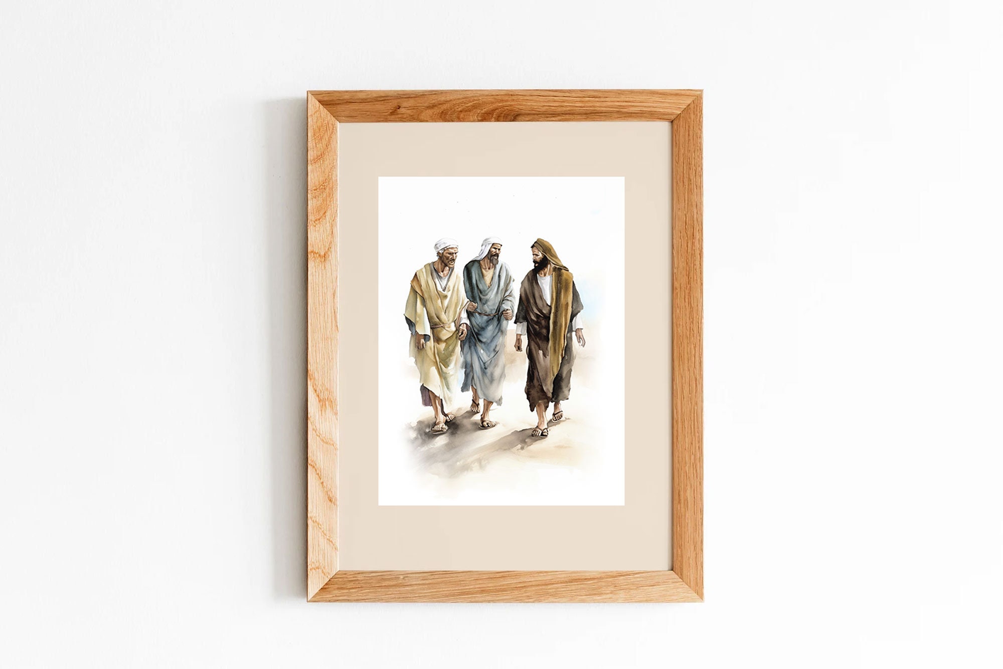 A Bright Picture of the Road to Emmaus | Printable Designs - Etsy