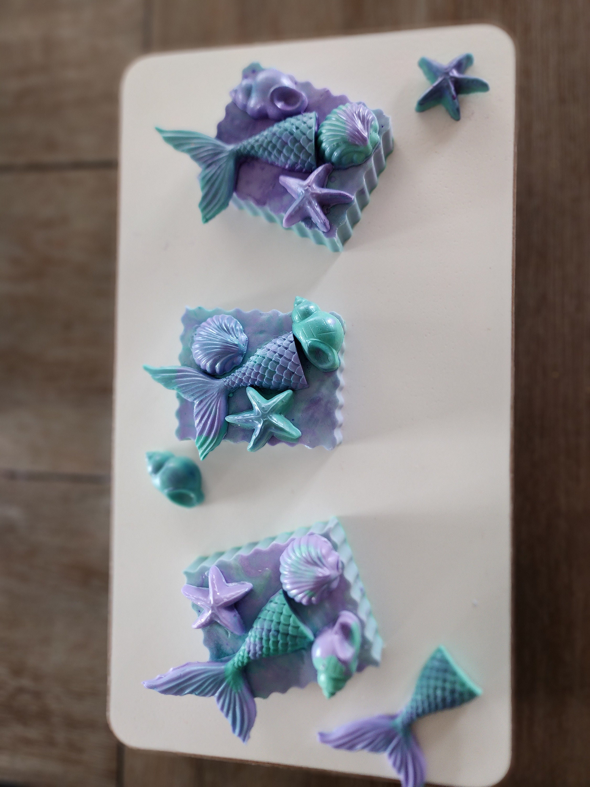 Lavender Mermaid Seashell Soap / Lavender Shea Butter Soap / Lavender ...