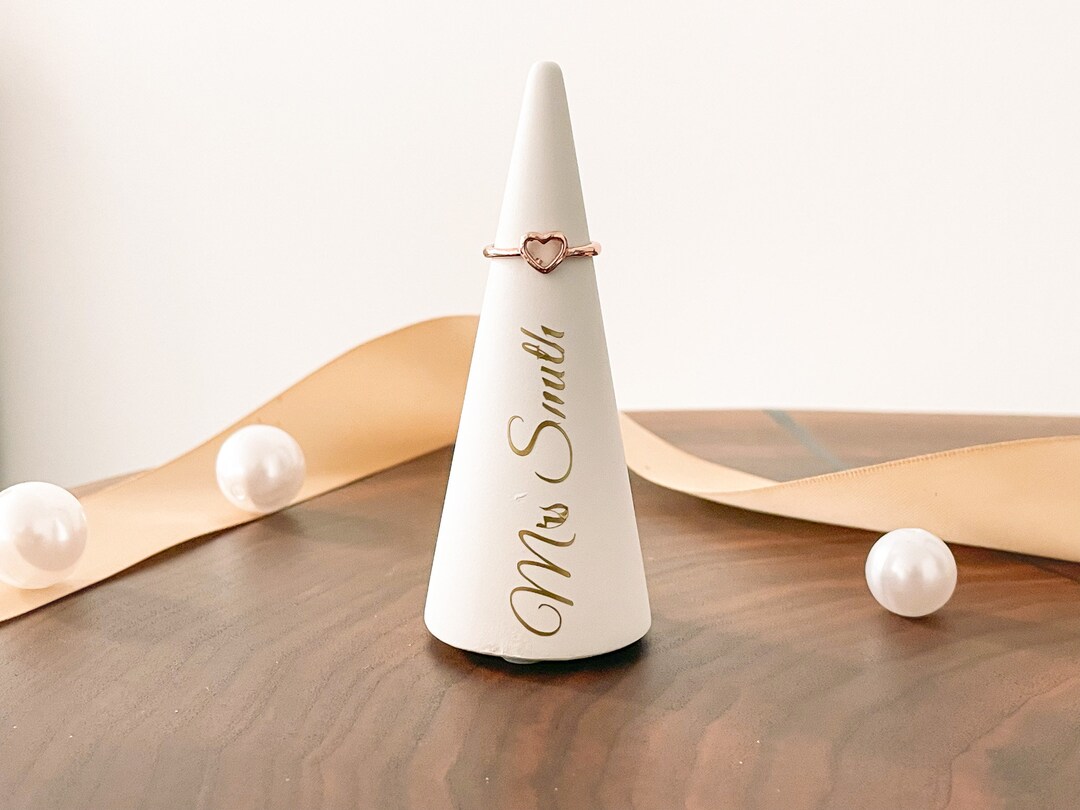 Wedding Ring Holder Personalized Ring Holder Custom Ring Stand ...