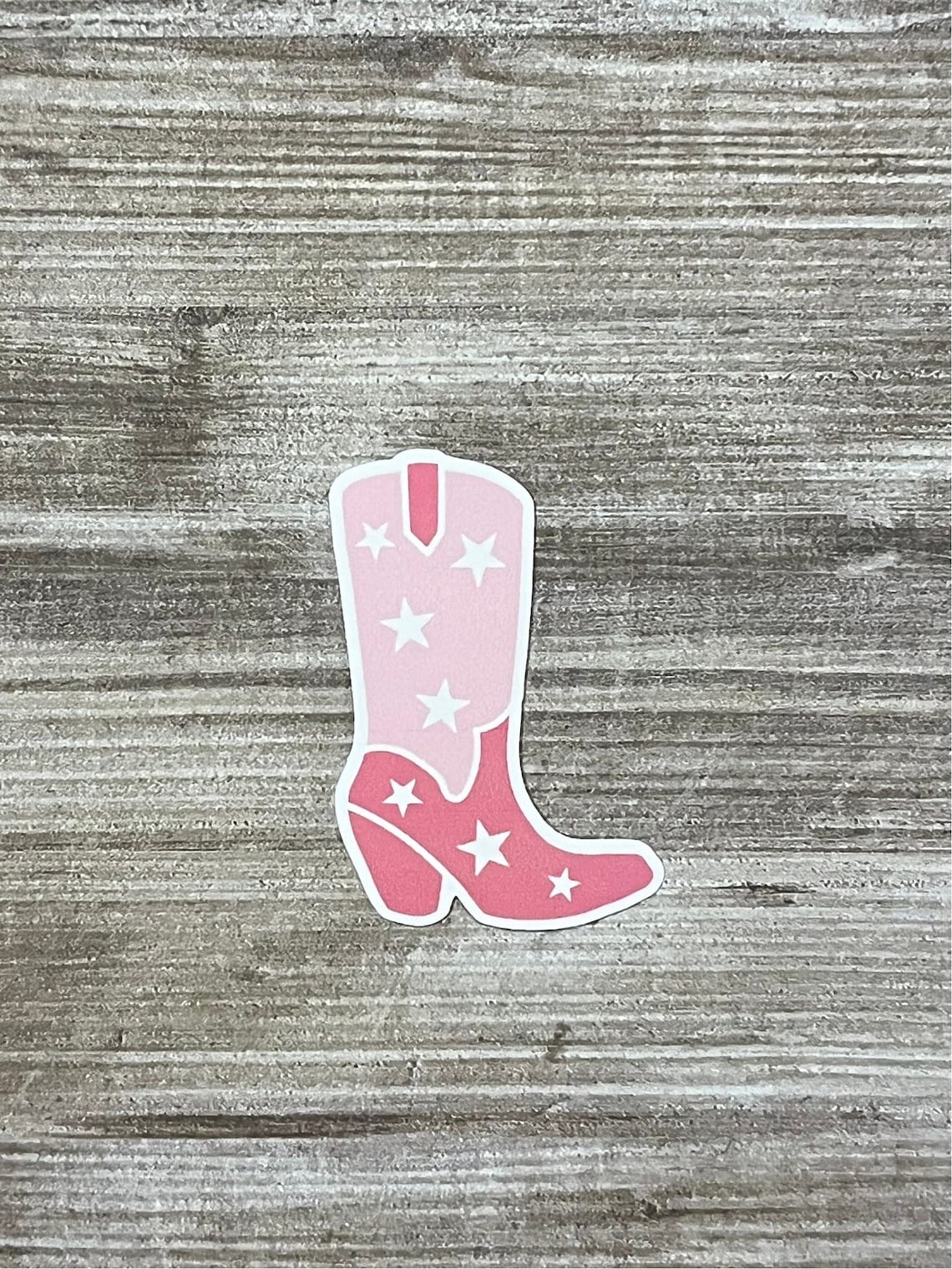 Pink Star Cowgirl Boot - Etsy