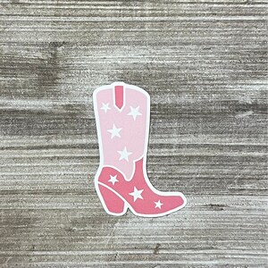 Pink Star Cowgirl Boot - Etsy