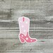 Pink Star Cowgirl Boot - Etsy