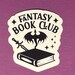 Fantasy Book Club Sticker - Etsy