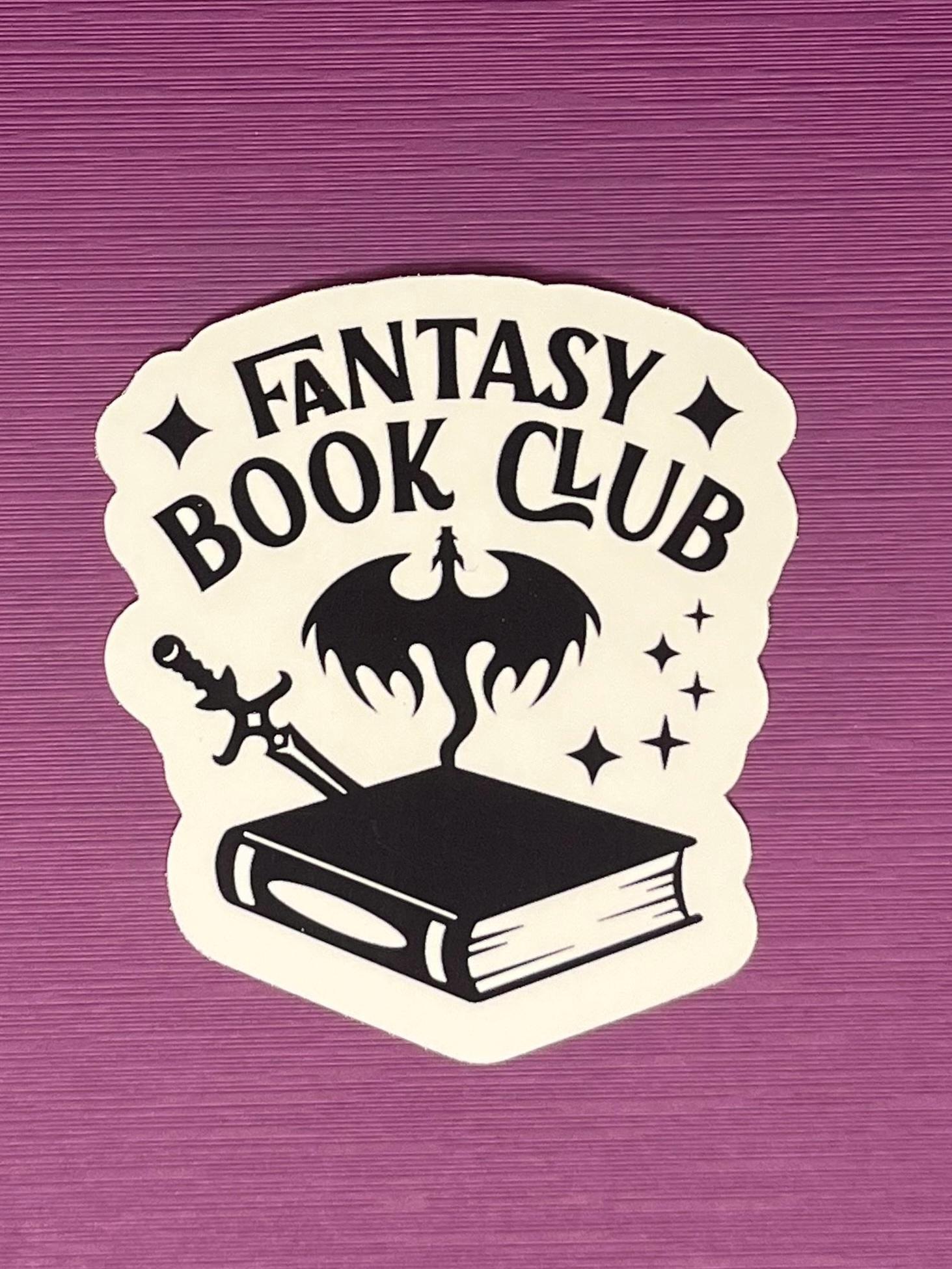 Fantasy Book Club Sticker - Etsy