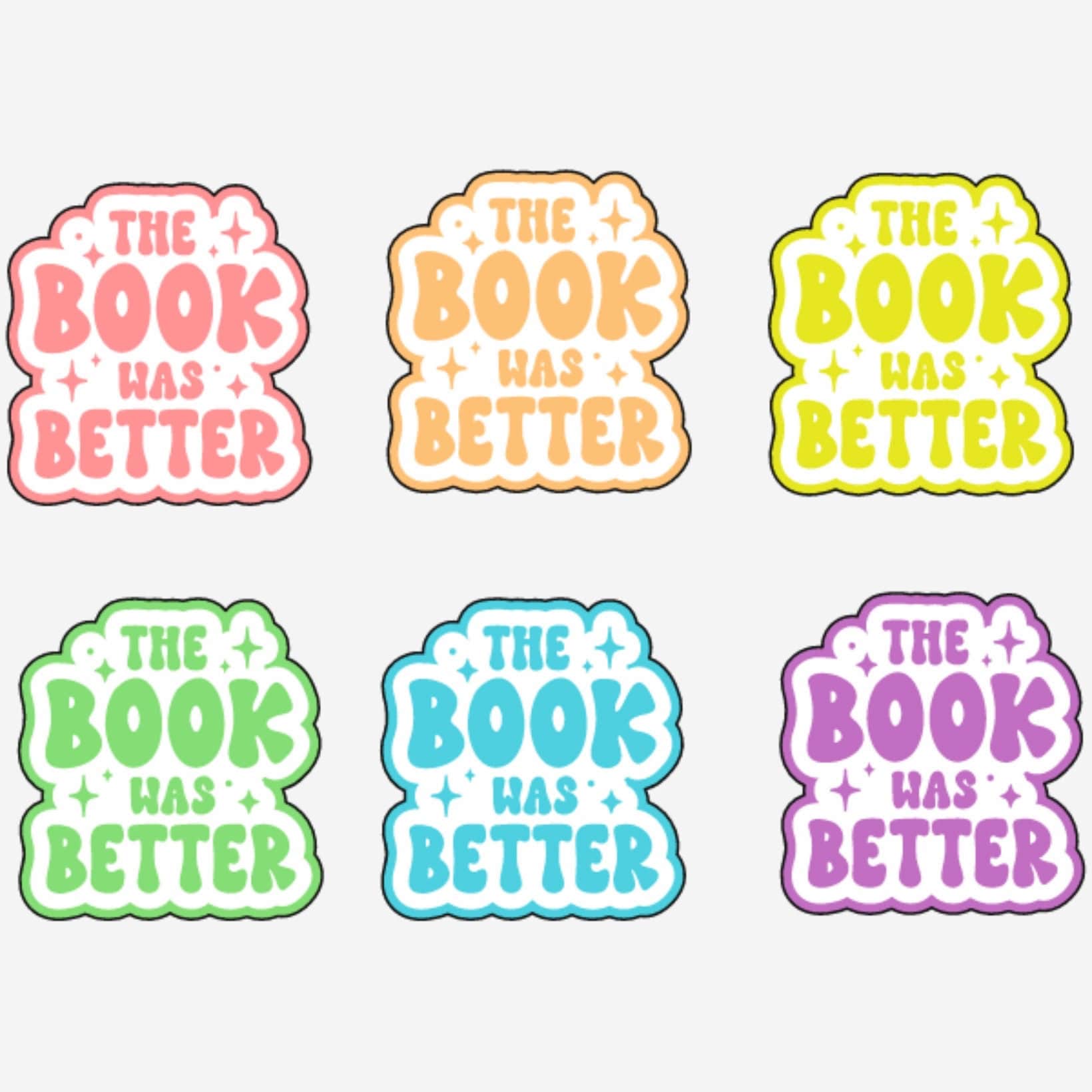 The Book Was Better Sticker - Etsy