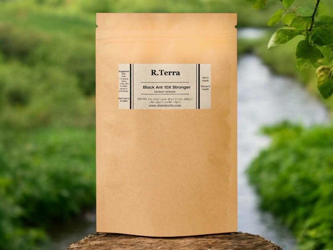 Black Ant Extract Powder 5x Stronger B1, B2, B12, D, and E | Support ...