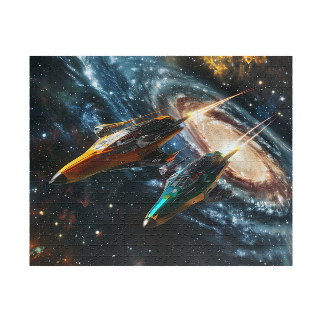 Magnificent Space Journey of Spaceships in Deep Space 4 520 Pieces ...