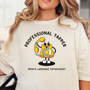 Speech Therapy Shirt Comfort Colors Speech Therapist Tshirt Aesthetic ...