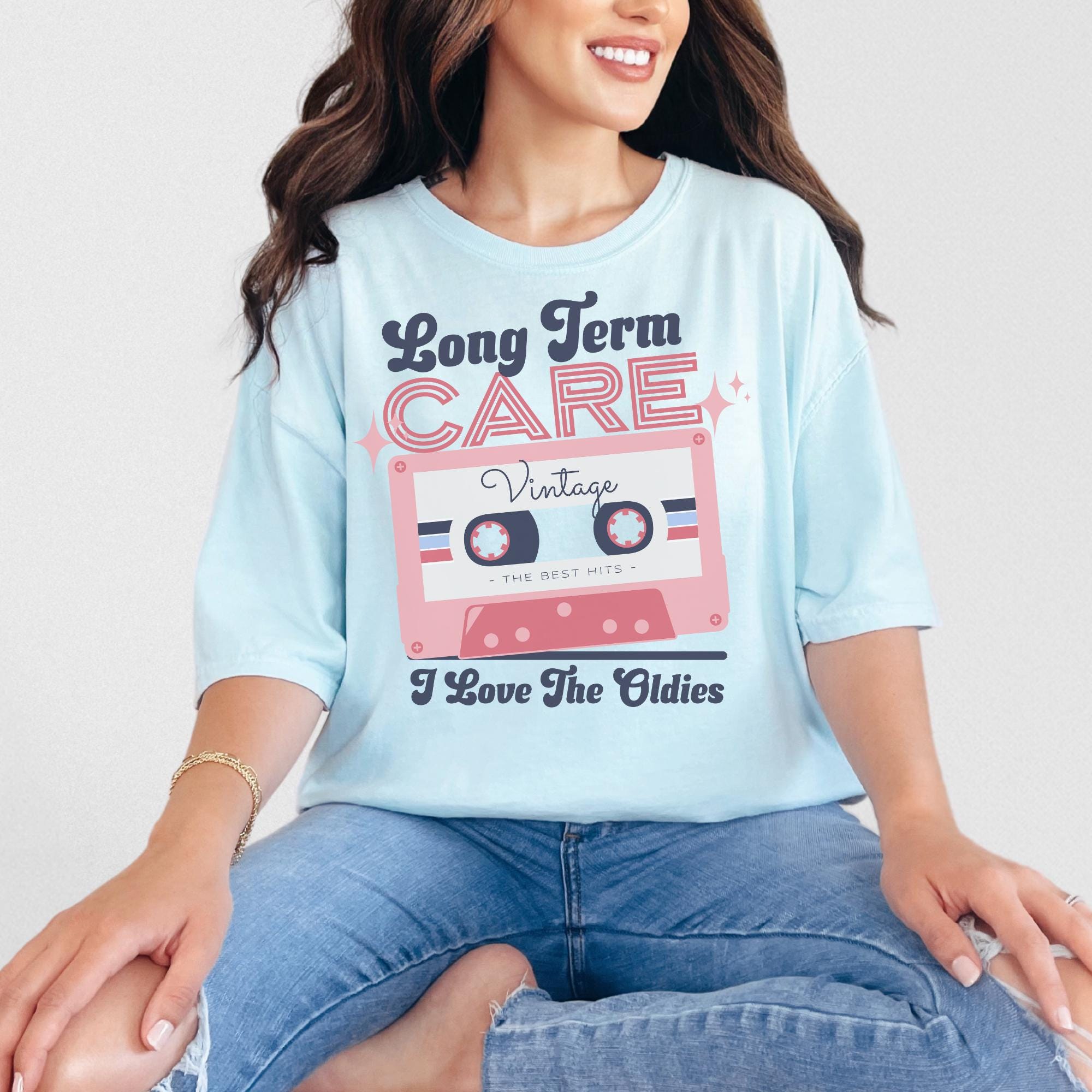 Long Term Care Nurse Shirt Retro LTC Nurse Tee Funny Geriatric Nurse ...