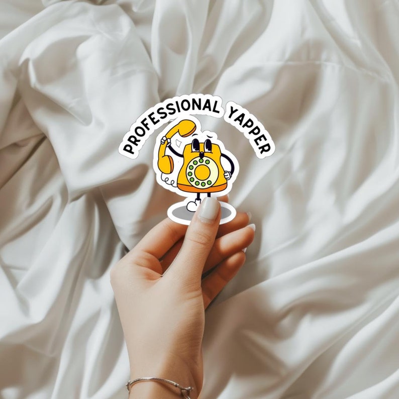 Professional Yapper Sticker Gift for Speech Therapist Yapper Gift Water ...