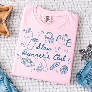 Slow Runner's Club Shirt Comfort Colors Mother's Day Gift for Runner ...