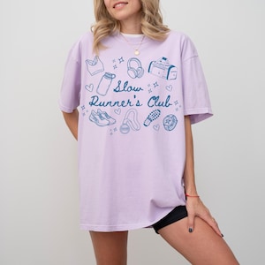 Slow Runner's Club Shirt Comfort Colors Mother's Day Gift for Runner ...