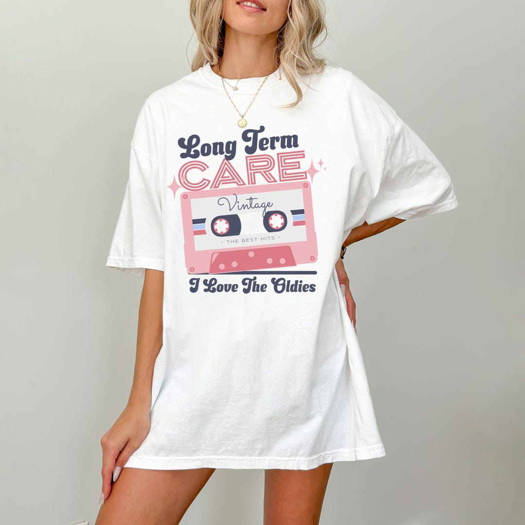 Long Term Care Nurse Shirt Retro LTC Nurse Tee Funny Geriatric Nurse ...