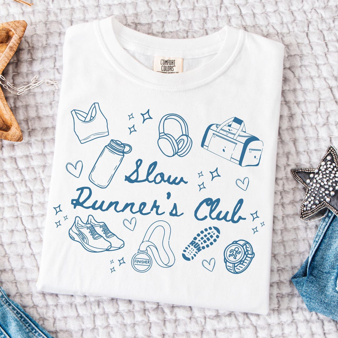 Slow Runner's Club Shirt Comfort Colors Mother's Day Gift for Runner ...