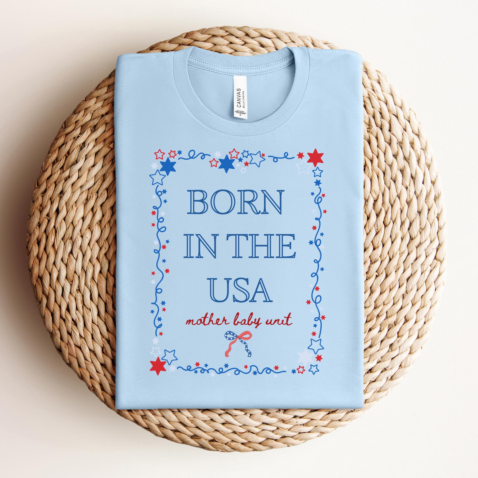 Mother Baby Nurse Shirt 4th of July Mother Baby Unit Tshirt ...