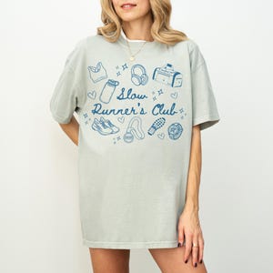 Slow Runner's Club Shirt Comfort Colors Mother's Day Gift for Runner ...