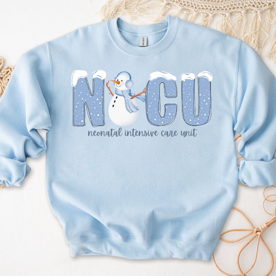Nicu Nurse Sweatshirt Christmas NICU Nurse Christmas Shirt NICU Nurse ...