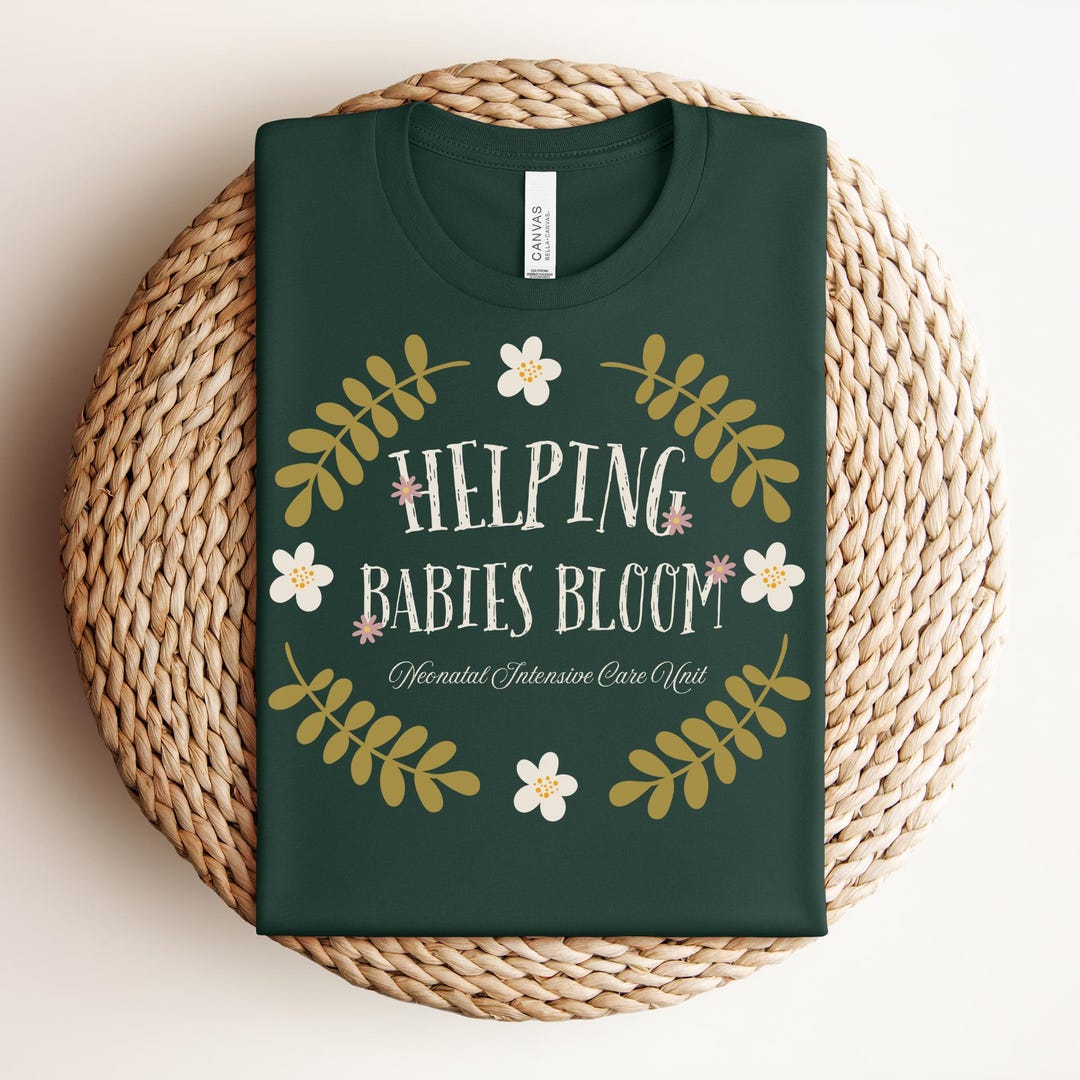 NICU Nurse Shirt Spring Neonatal Intensive Care Unit Shirt Easter NICU ...