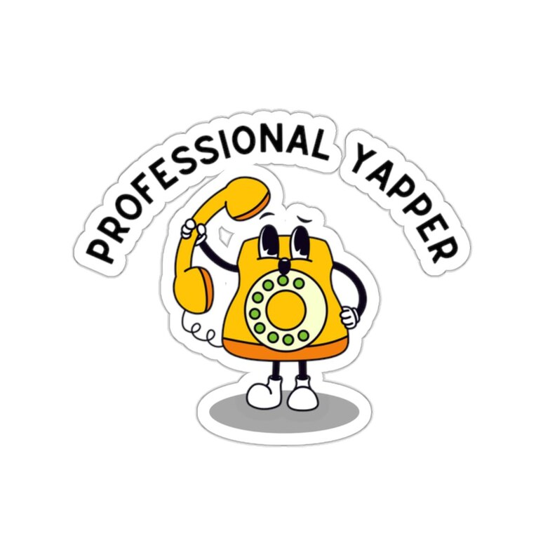 Professional Yapper Sticker Gift for Speech Therapist Yapper Gift Water ...