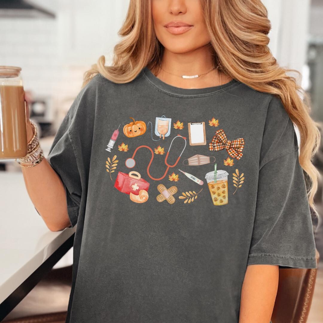 Nurse Shirt Comfort Colors Fall CNA Shirt Physicians Assistant Shirt ...