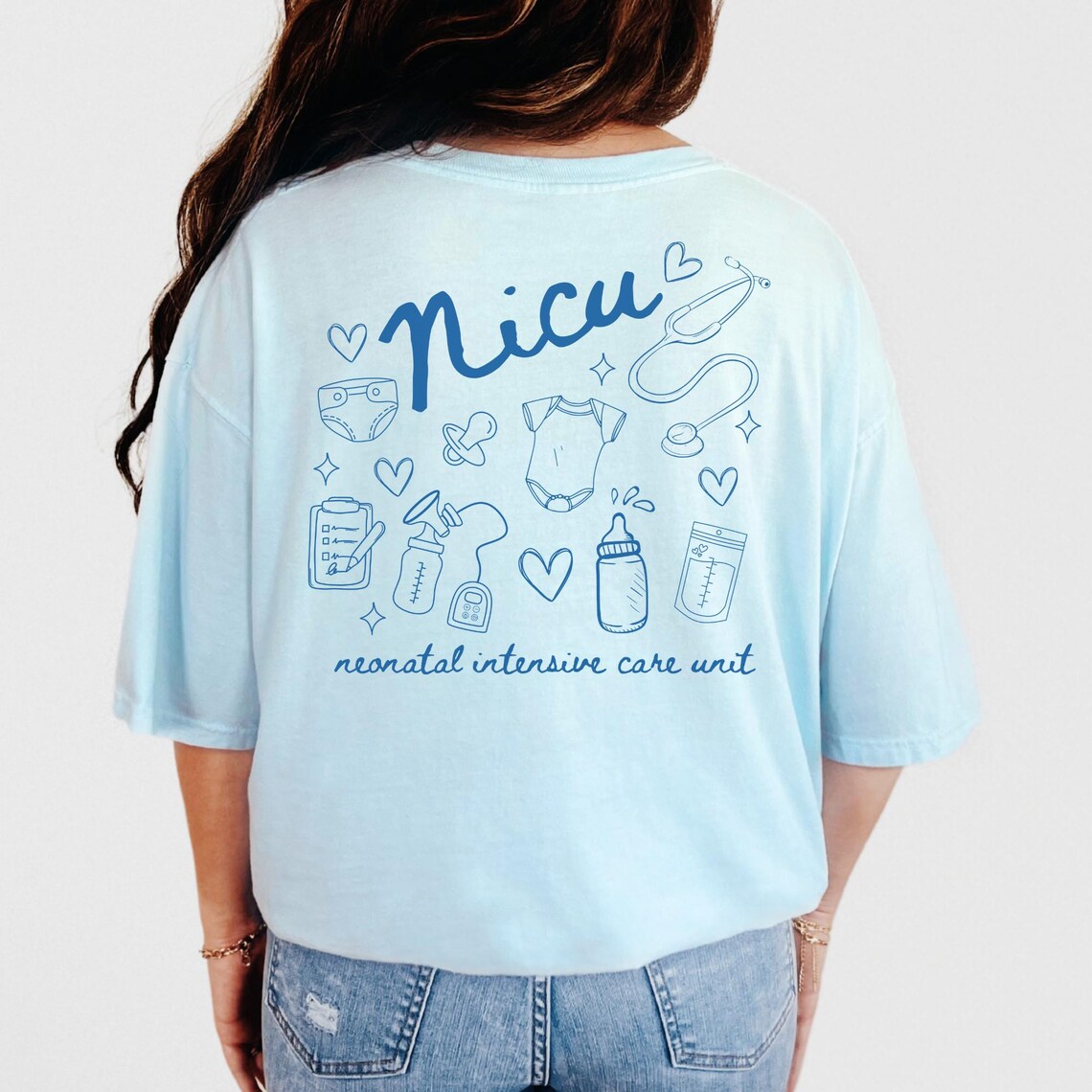 NICU Nurse Shirt Custom Neonatal Intensive Care Unit Team Shirts ...