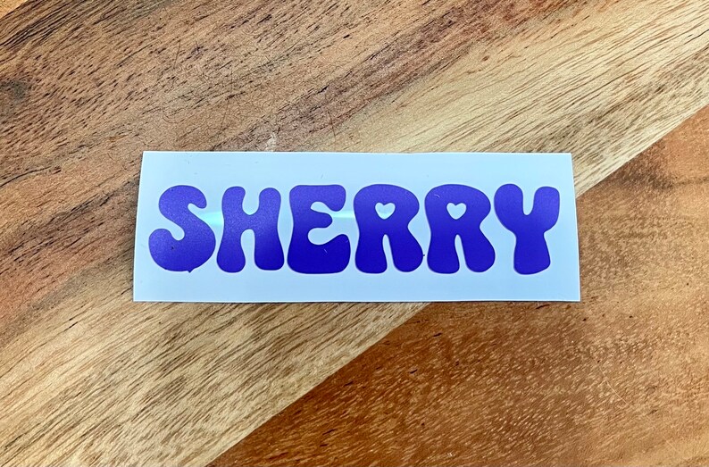 Custom Name Decals, Name Decal, Vinyl Sticker, Name Sticker, Custom ...